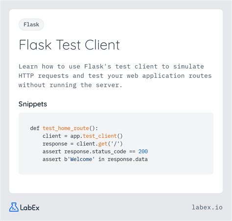 flask test client