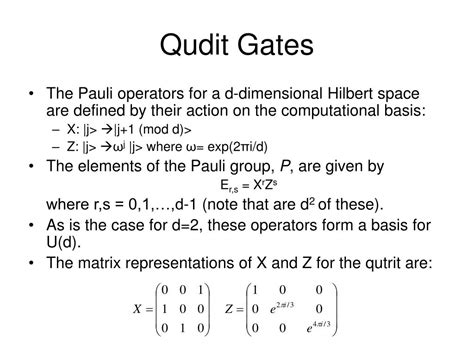 Ppt Quantum Error Correction Codes From Qubit To Qudit Powerpoint