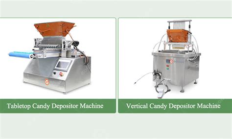 Comparison Of Vertical And Tabletop Candy Depositor Machines Features