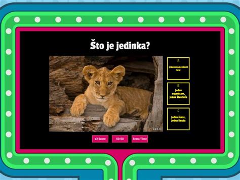 Organizacijske Razine U Prirodi Gameshow Quiz