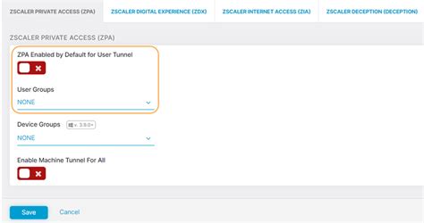 Enabling Zpa For A Group Of Users Zscaler