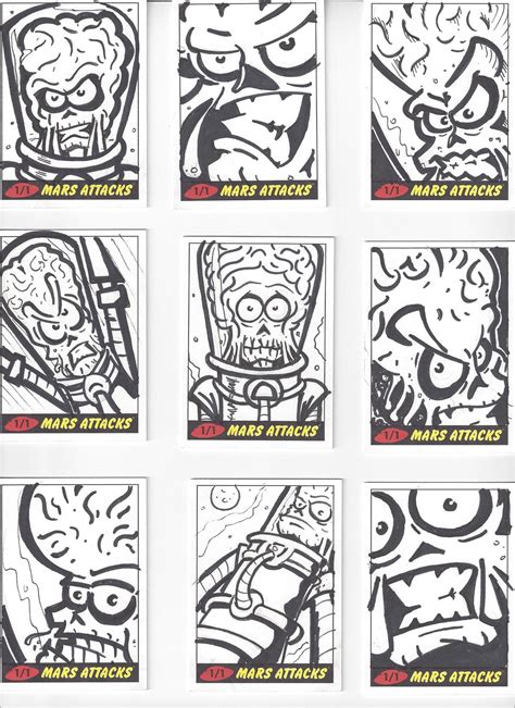 Mars Attacks Sketch Cards 3 By Mikehampton On Deviantart
