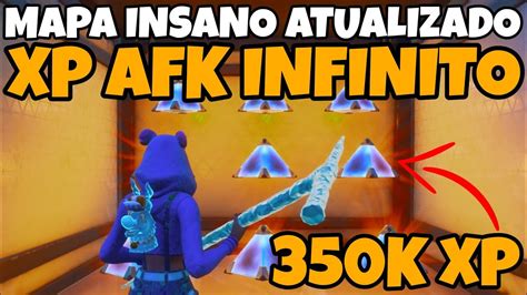 MAPA ATUALIZADO DANDO MUITO XP GLITCH INSANO DE XP AFK INFINITO NO FORTNITE MIN K XP
