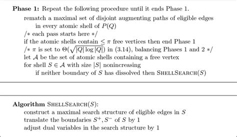 Pseudocode For Phase 1 Of Dismantlepathqdocumentclass 12pt Minimal