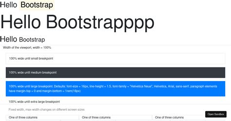 Bootstrap Practice (forked) - Codesandbox
