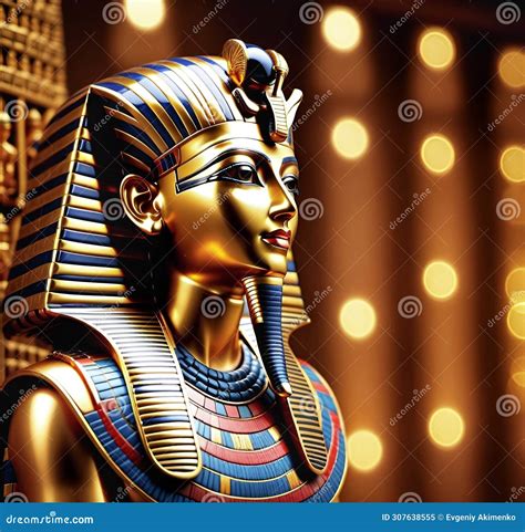 Tomb Of The Egyptian Pharaoh Tutankhamun Stock Illustration