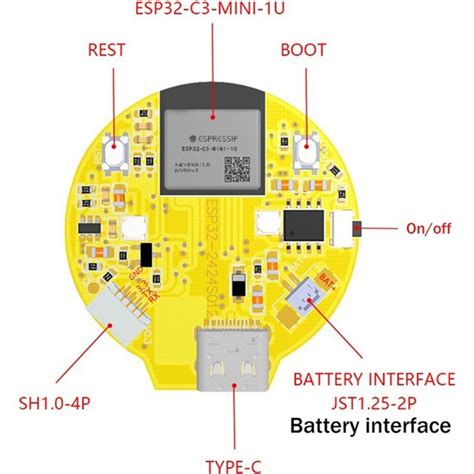 Silhouette ESP32 C3 Geliştirme Kartı 1 28 Inç Yuvarlak LCD Fiyatı