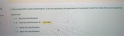 Solved 3in The Context Mpc Model Identification If We Are