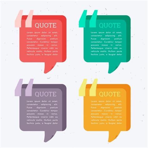 Free Vector Colored Text Templates