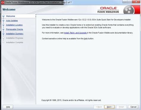 Soa Integrations Oracle Soa Suite 12c 1221 Installation For Windows