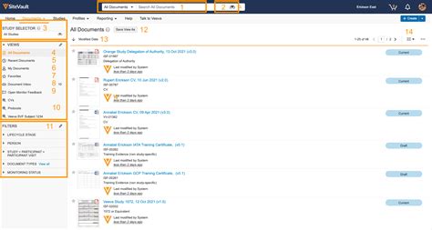 Library Overview Navigation And Tools Sitevault Help