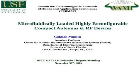 Pdf Microfluidically Loaded Highly Reconfigurable Compact