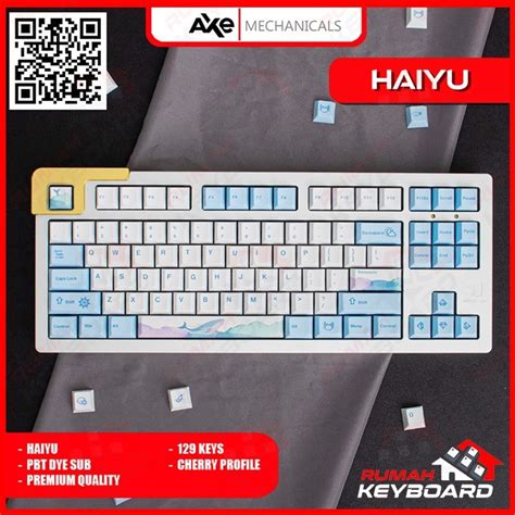 KEYCAP KEYCAPS CHERRY HAIYU PBT DYE SUB Rumah Keyboard