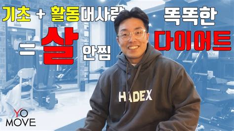 기초대사량 활동대사량 만큼만 먹으면 어떤것을 먹어도 살안찝니다 다이어트 잘하려면 대사량을 알아야 합니다 Youtube