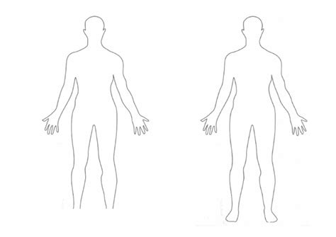 Blank Body Diagram Worksheet Pdf