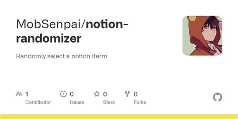 Notion Database Item Randomizer V2 Rnotion