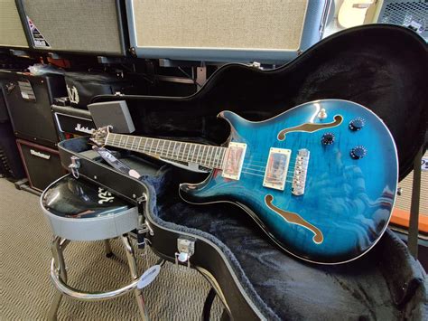 Buy Prs Se Hollowbody Ii With Piezo Peacock Blue Burst In Cornwall From