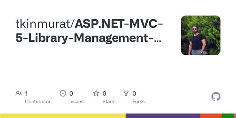 GitHub Tkinmurat ASP NET MVC 5 Library Management Application 3 Panel