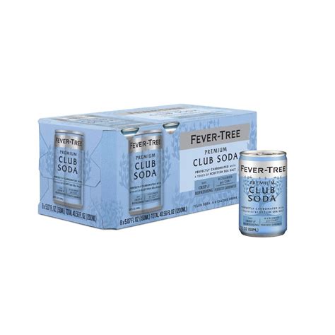 Fever Tree Premium Soda Water Cans 150ml S Liquor