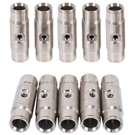 10pcs 3 8 Inch Slip Lok Misting Nozzle Coupling Tees 10 24 Unc 1000 Psi Quick Connect