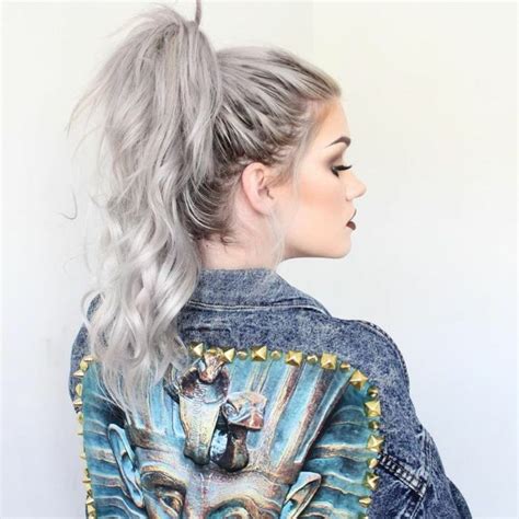 1001 Looks Impeccables Avec Une Coloration Grise Cheveux Gris