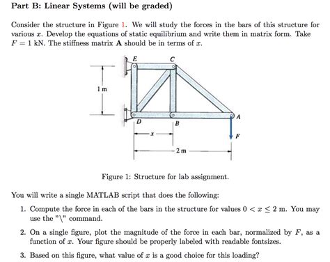 Solved Part B Linear Systems Will Be Graded Consider The Chegg