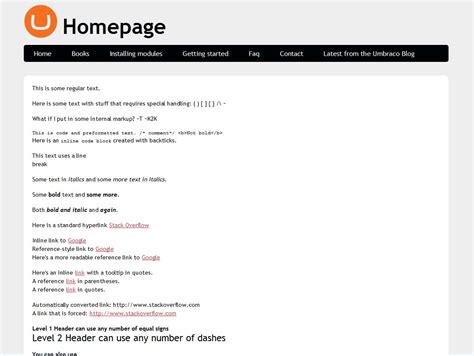 Markdown Propertyeditor