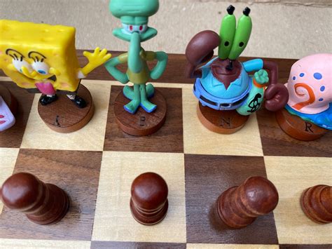 Sponge Bob Chess Set Etsy