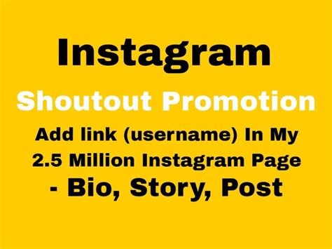 Instagram Shoutout Promotion On My 3m Ig Page Upwork