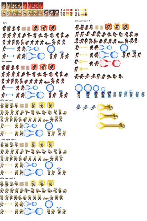 Sprite Database Goku Sprites Pixel Pinterest Sprites Goku Images Images And Photos Finder