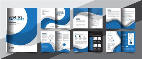 Corporate Company Profile Brochure Annual Report Booklet Business Proposal Layout Concept Design
