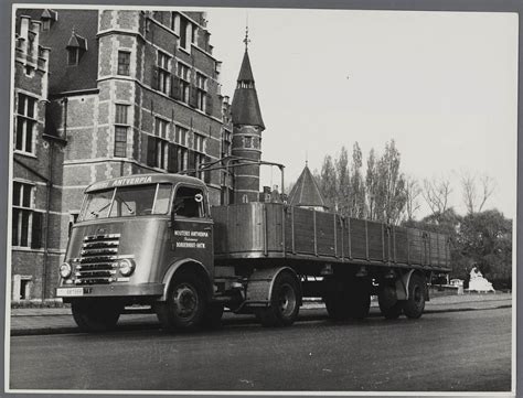 Vintage Vrachtwagens Vuilniswagen Vrachtauto