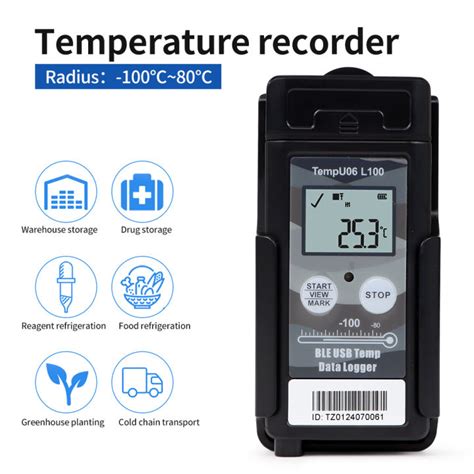 Usb Temp Sensor Freezer Ultra Low Temperature Data Logger Lazada
