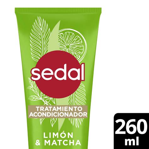 Tratamiento Acondicionador Sedal Sin Sal Ni Parabenos Limón y Matcha 260 ml