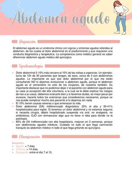 Abdomen Agudo Juanita Zapata UDocz