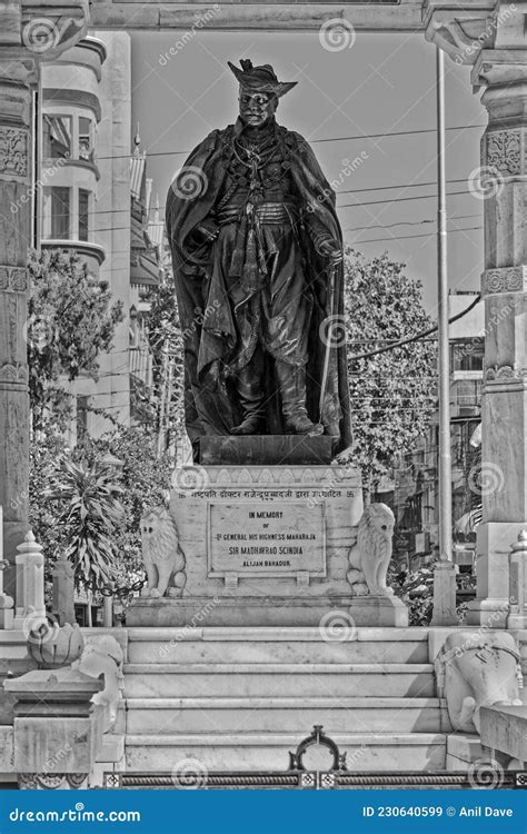 Madhavrao Scindia Statue Ujjain Madhya Pradesh Editorial Stock Image