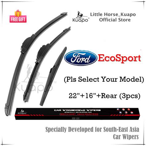 Frontrear 3pcs Ford Ecosport Wiper Blade Set For Select Your Model
