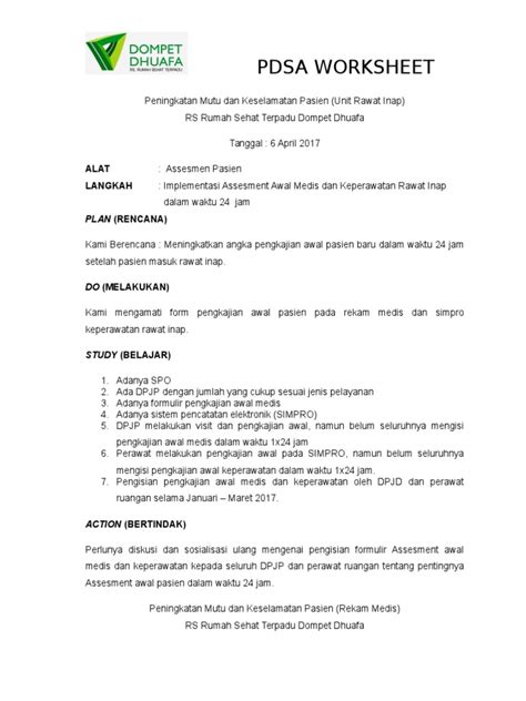 Pdsa Assessment Pasien