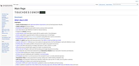 Touchdesigner Wiki Secrets The Interactive Immersive Hq