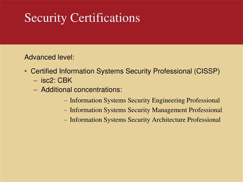PPT Security Certification PowerPoint Presentation Free Download ID 3273400