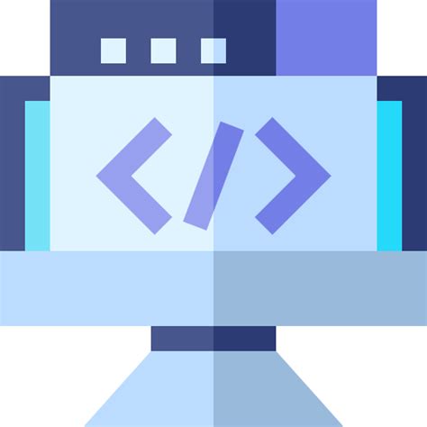 Html Basic Straight Flat Icon