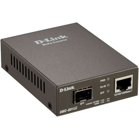D-Link 10/100/1000 to SFP Media Converter DMC-G01LC B&H Photo