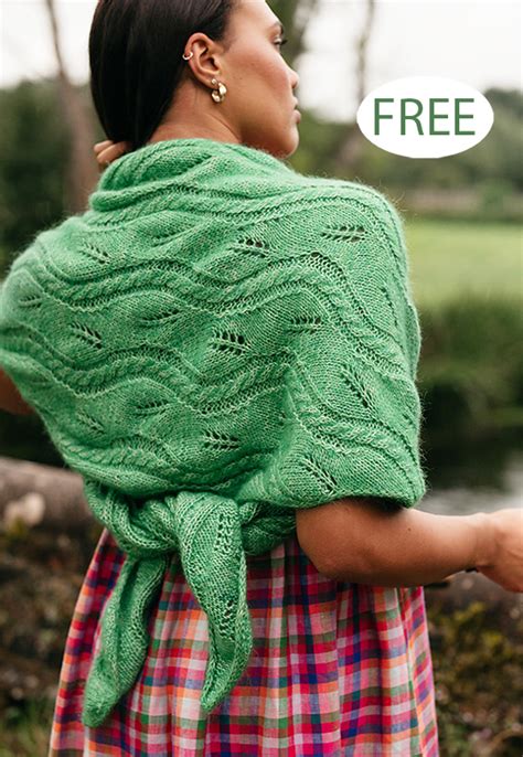 Botanical Shawl Knitting Patterns In The Loop Knitting