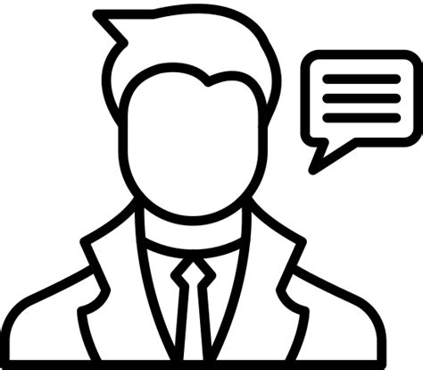 diplomat line icon 素材 canva可画