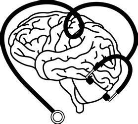 Brain Human With Colors Spheres Mental Health Care