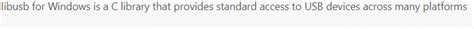 Download Libusb For Windows 11 10 7 881 64 Bit32 Bit