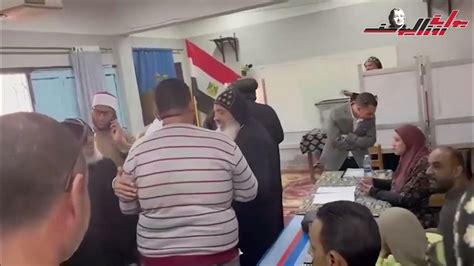 الأنبا دنيال راعى دير الأنبا بولا وبعض قساوسة راس غارب يصوتون بمحافظة البحر الأحمر Youtube