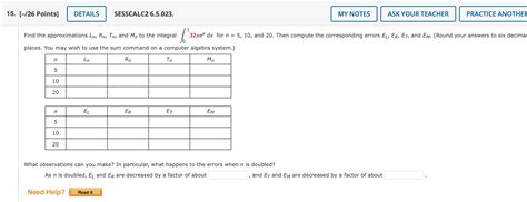 Solved Find The Approximations Ln Rn Tn And Mn To The Chegg