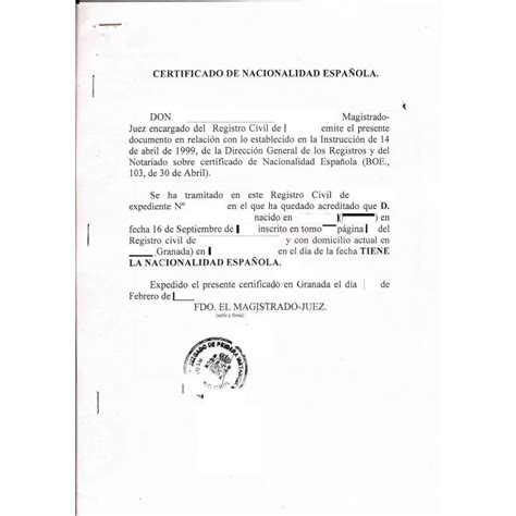 Traducción jurada francés certificado de nacionalidad Trad Jurada