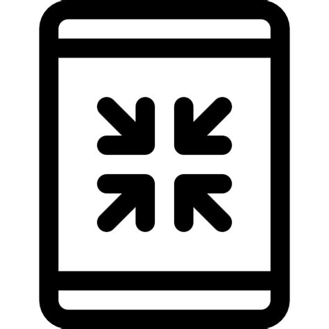 Minimize Basic Rounded Lineal Icon